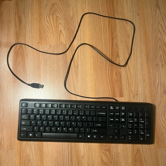 Other | Hp Wired Desktop Pc Keyboard Model Sk285 Black Usb Powered ...